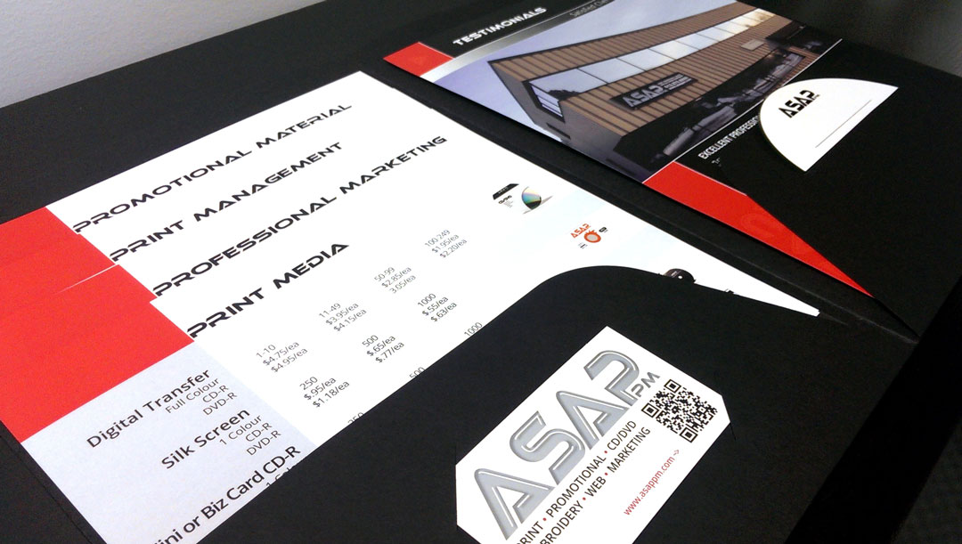 Affordable Kit Folders - Printed Fast At ASAPpm, Ottawa Ontario